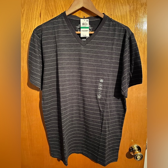 American Rag | Shirts | Nwt American Rag Mens Charcoal Striped Tee ...